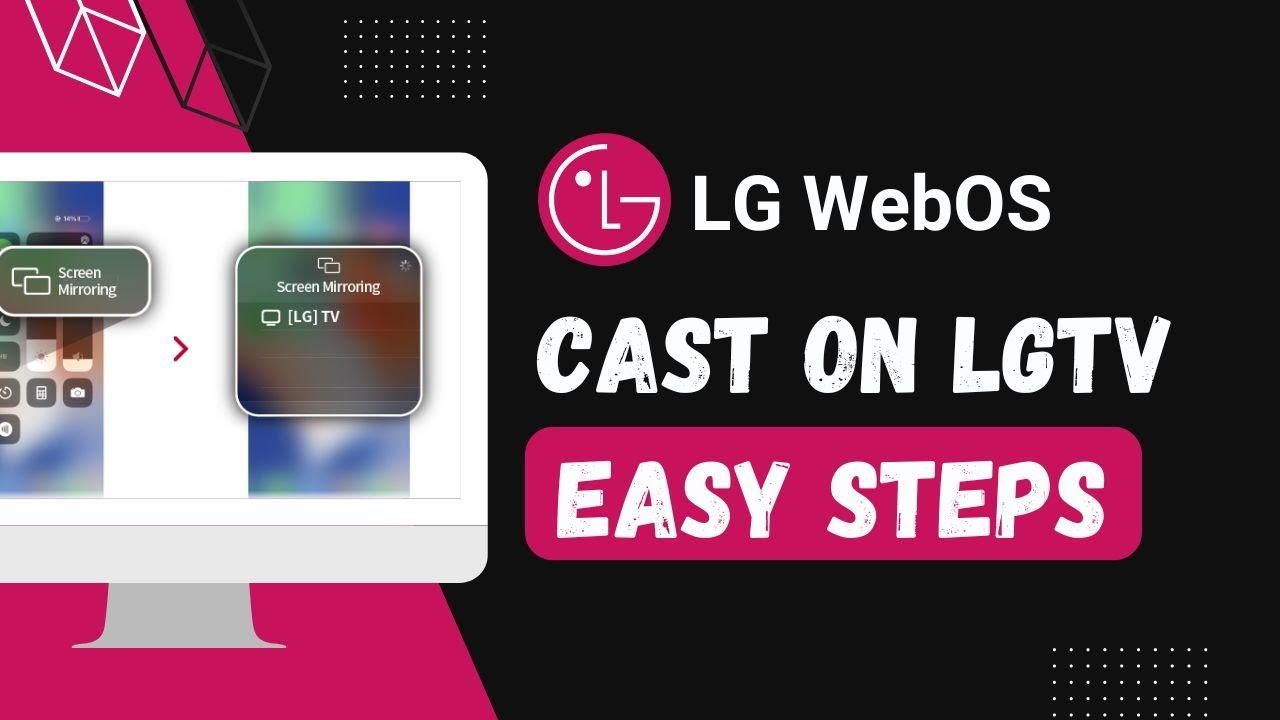 How To Cast On LG TV - LG WebOS TV - AirPlay On LG TV ! - YouTube