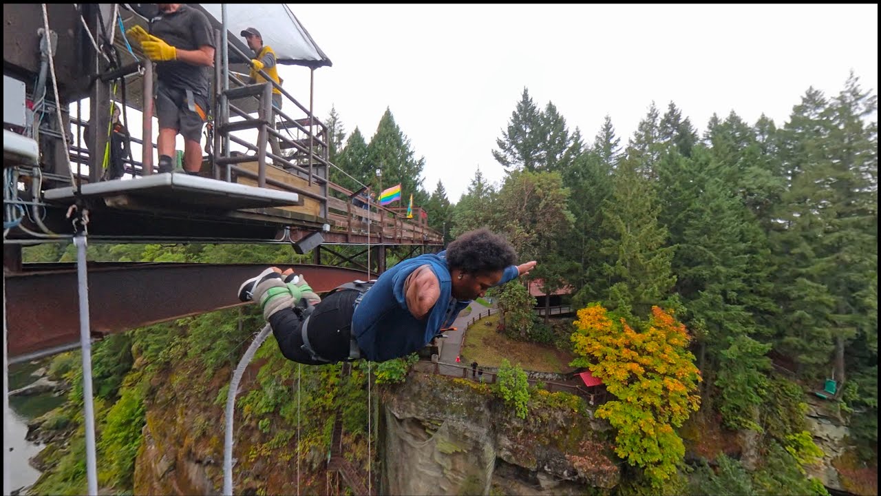 Birthday Bungee Jump - YouTube