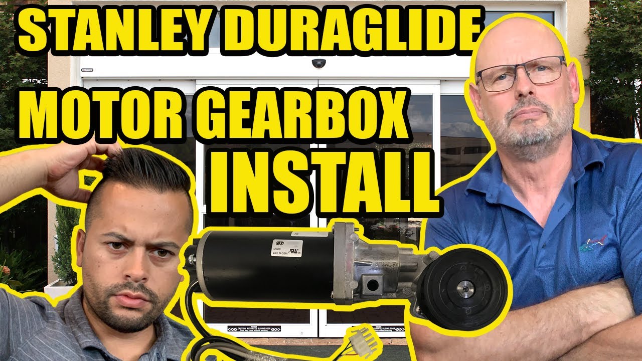 How To Install A Stanley Duraglide Motor Gearbox Operator Assembly ...