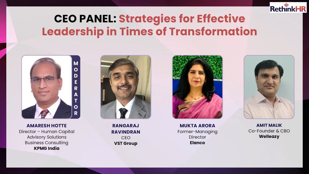 CEO Panel: Leadership Strategies for Transformation | Insights from ...