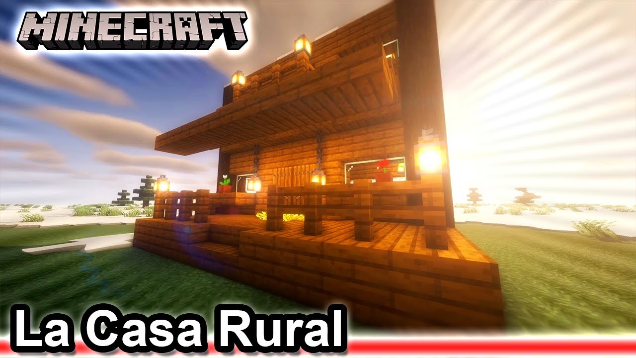 🧱 Como hacer una casa rural en Minecraft [Tutorial Español] - YouTube