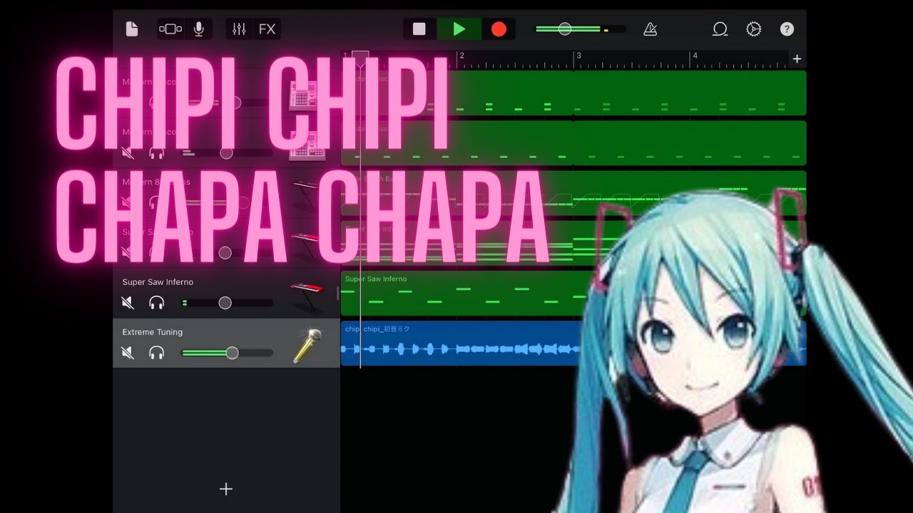Make "Chipi Chipi Chapa Chapa Song" in 1 minute //Hatsune Miku ...