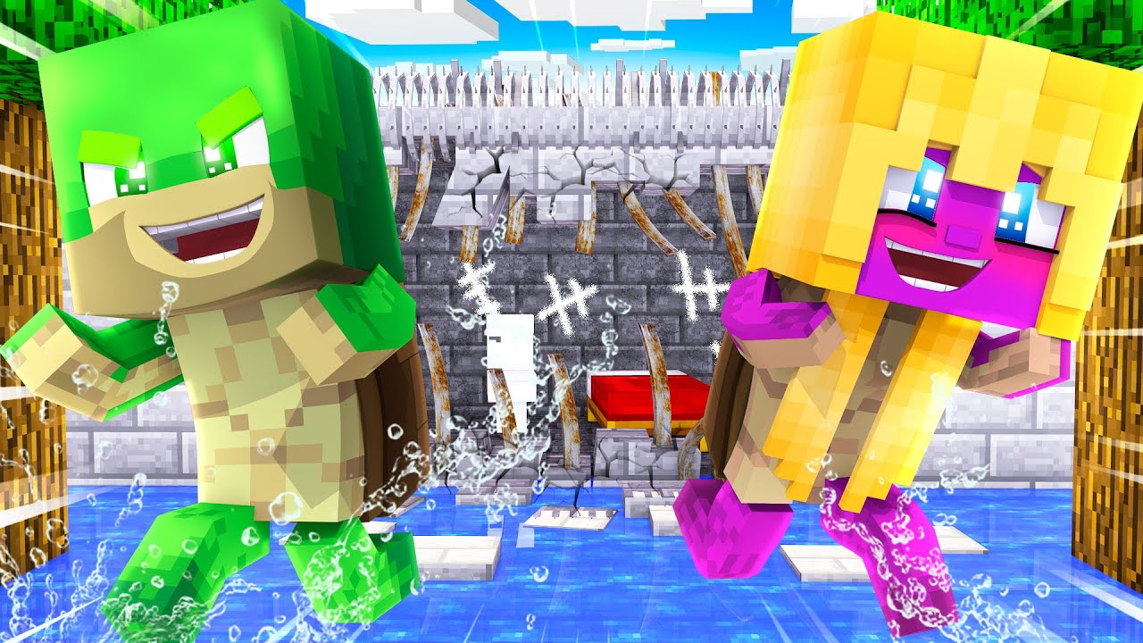 ISY & FLO als BABY SCHILDKRÖTEN im GEFÄNGNIS?! - Minecraft GEFÄNGNIS ...