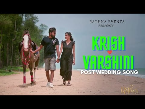Yaar Indha saalai oram ll cinematic post wedding song || Krish 🤍 Varshini || rathna_events - YouTube