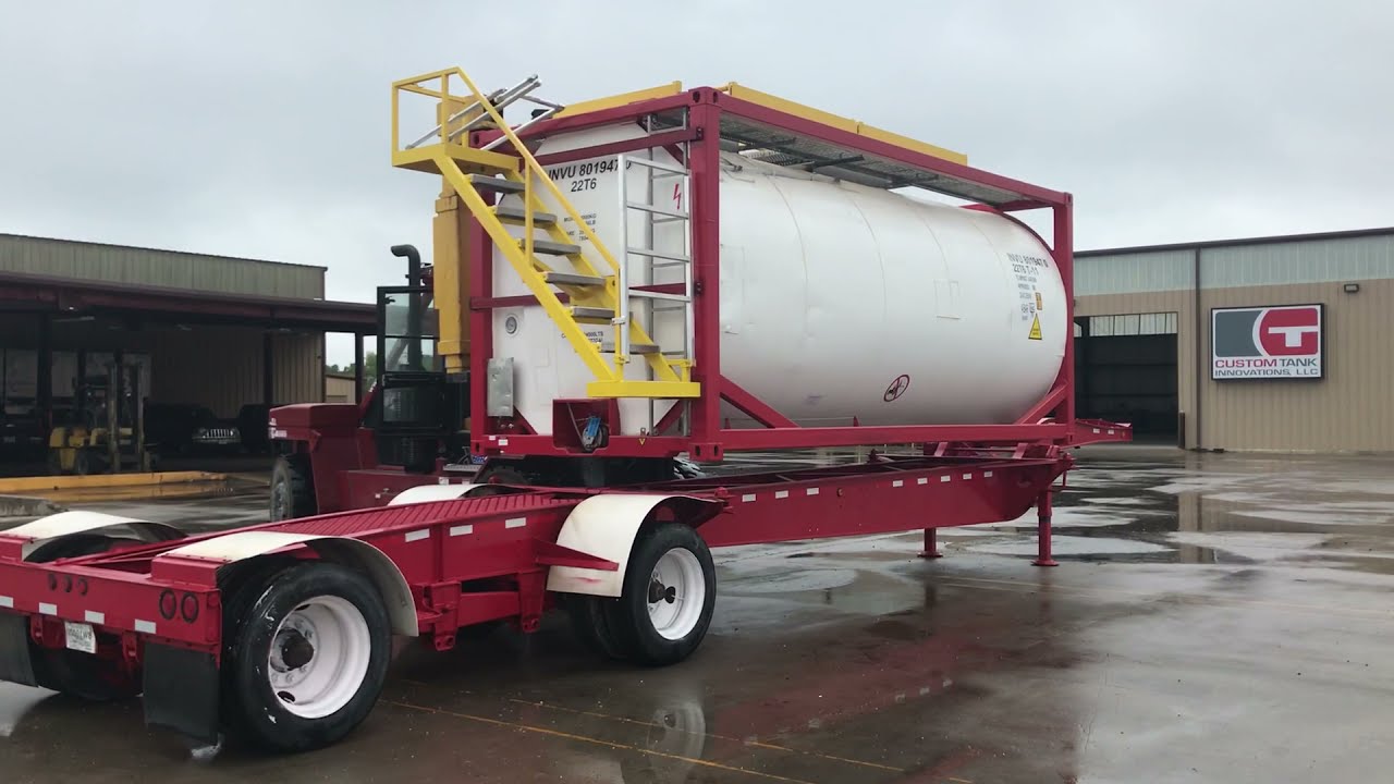 ISO tank staircase - YouTube