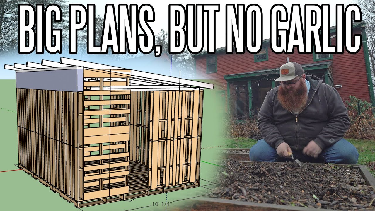 Failed Garlic & An Off Grid Pallet Sugar Shack - YouTube