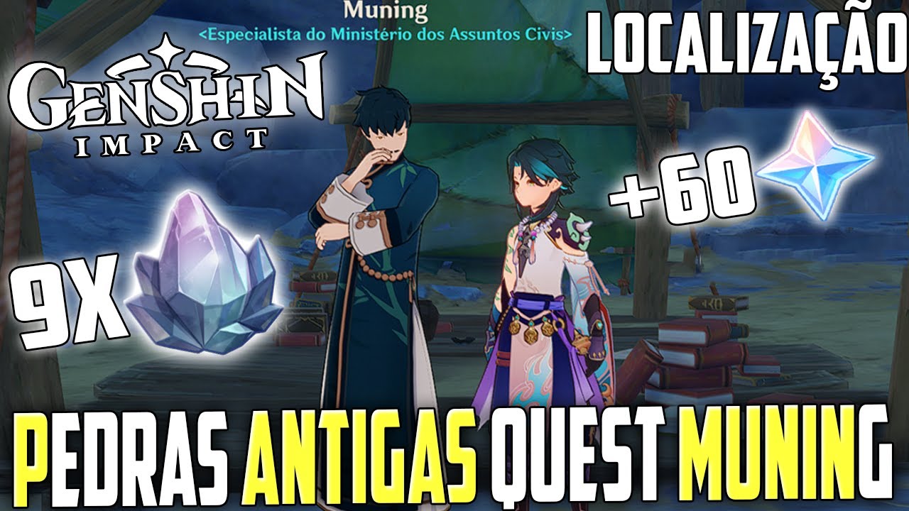 LOCALIZACÃO Das 3 PEDRAS ANTIGAS para MUNING, Quest DISSE AQUELE Que ...