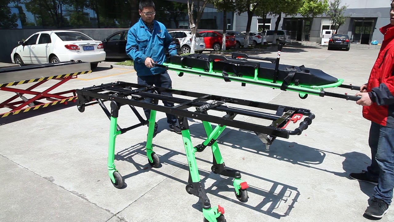 RED LEAF Stretcher For Ambulance Car YDC 3K - YouTube