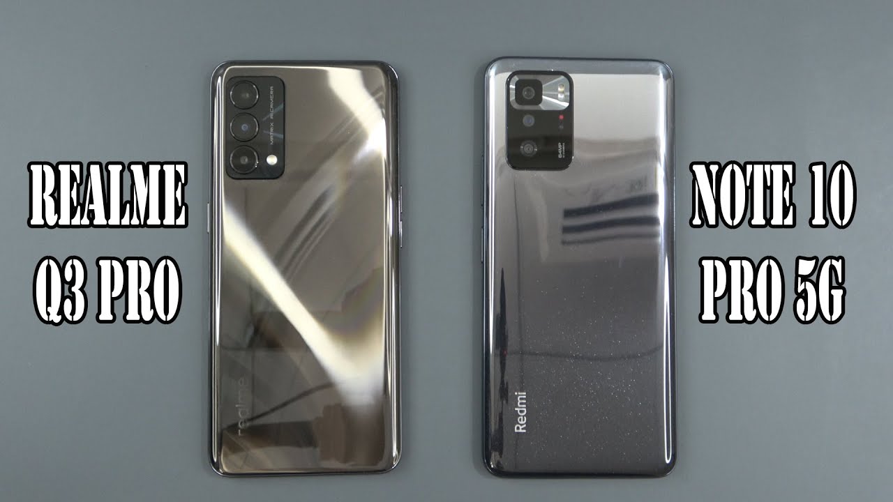 Realme Q3 Pro Carnival vs Xiaomi Redmi Note 10 Pro 5G | SpeedTest and ...