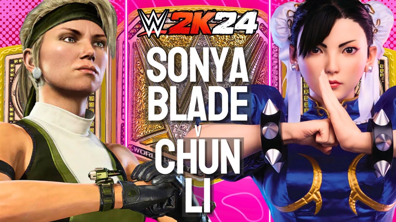 💥 Video Game Title Match l Sonya Blade (Mortal Kombat) v Chun-Li ...