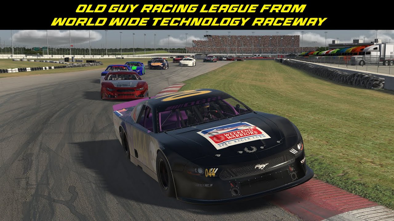 Old Guy Racing League Race From World Wide Technology Raceway - YouTube