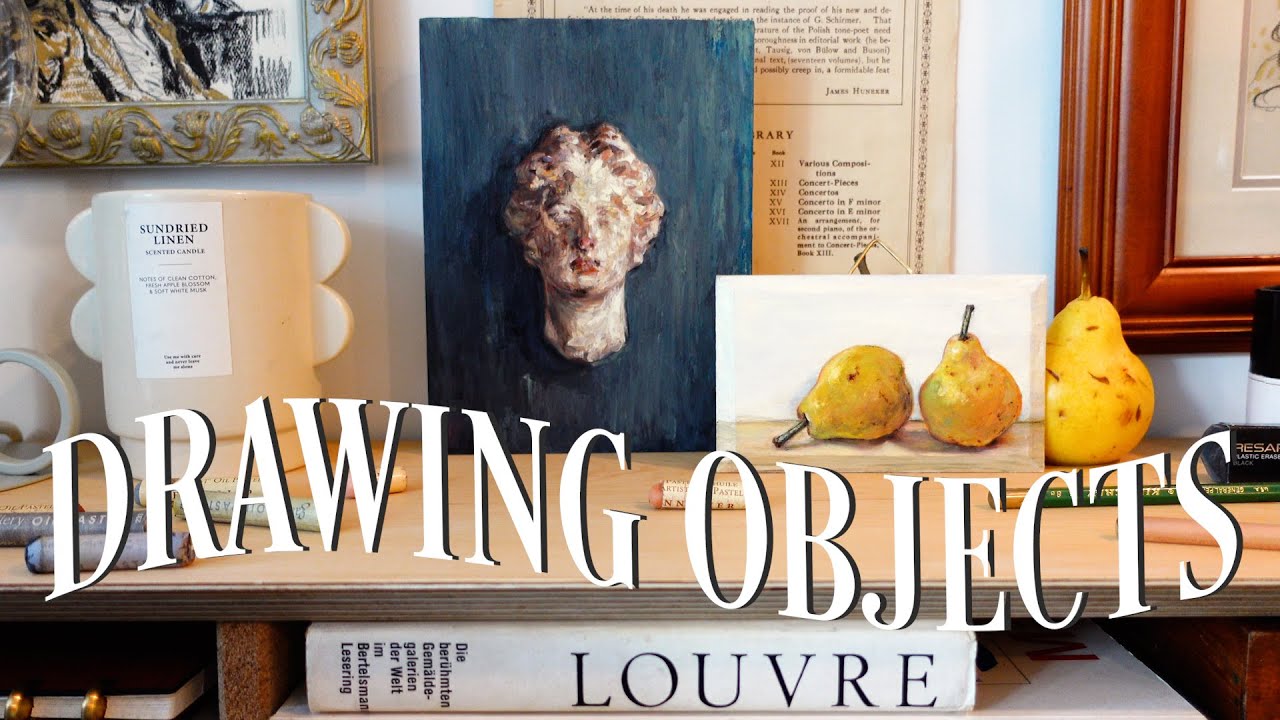 Drawing Objects | Relaxing Art Vlog🌿 - YouTube