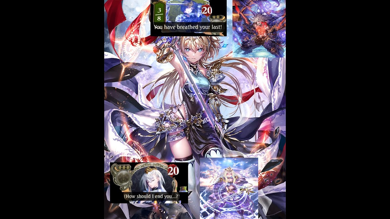 Shadowverse Highlights: Kuon vs Roland the Incorruptible - YouTube