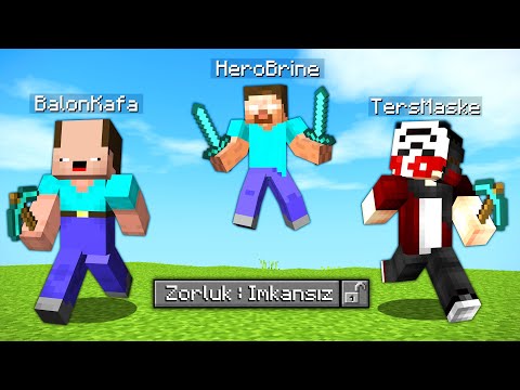 MİNECRAFT'TA YENİ İMKANSIZ ZORLUK SEVİYESİ - Minecraft