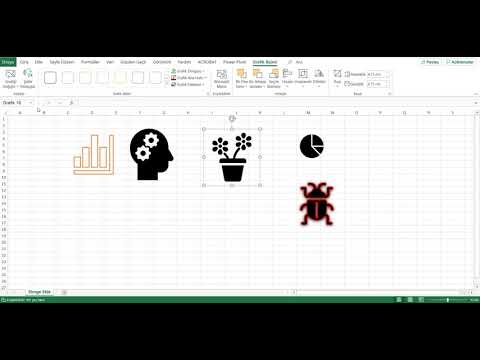 Ders-25:Çizimler : Simgeler(Simge Ekle)