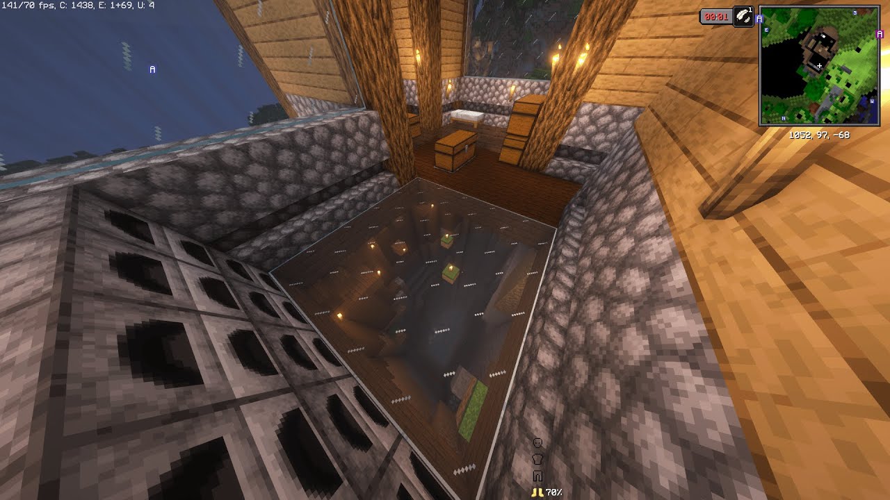 I dug a 4,000,000 ft hole under my friends house! - MINC. Realm - YouTube