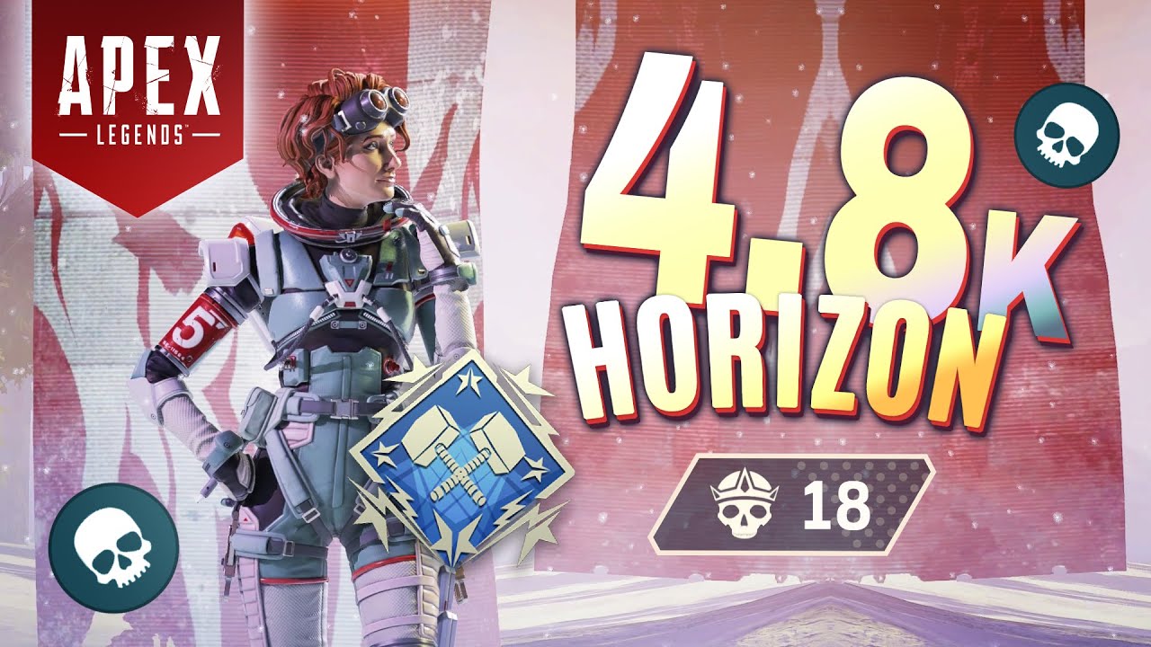 Horizon 4.8K damage in Olympus - Apex Legends - YouTube