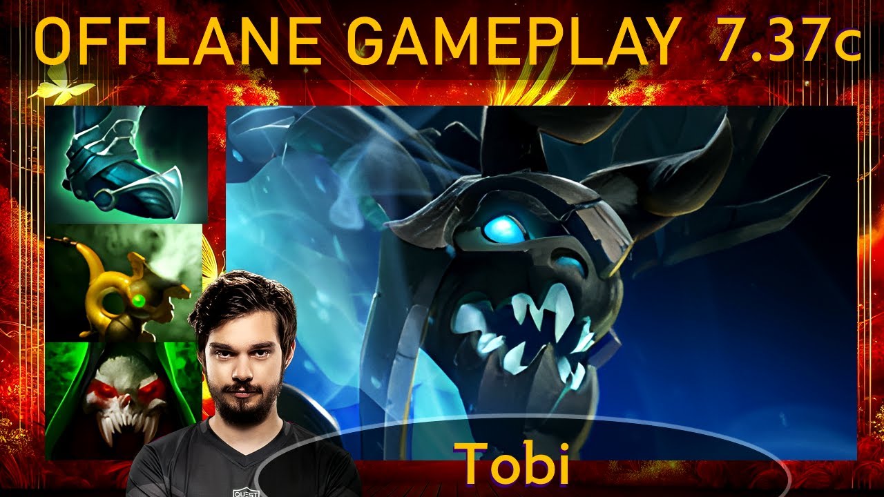 7.37c Tobi Visage |K+A-D - 19 KP - 87%| Offlane Gameplay - Dota 2 Top ...