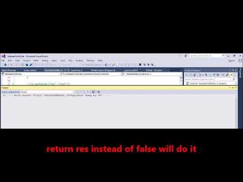 MVC - Custom Validation - Remote - Additional Fields - Display dynamic error message - YouTube