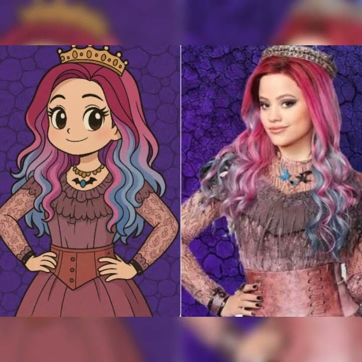 #descendants#audrey#chibi#ai#cartoon#studioghibli#anime#descendentes# ...