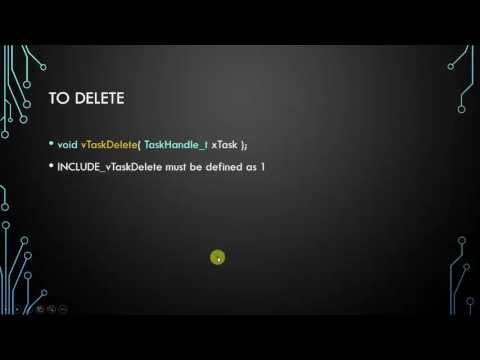 RTOS: Session13, FreeRtos: Tasks - YouTube