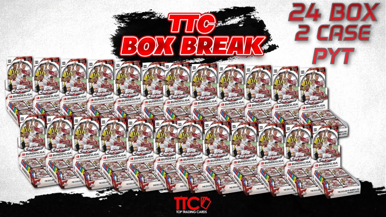 TTC BOX BREAK STREAM⚽ 2 CASES 24 HOBBY BOX PYT TOPPS 22-23 BUNDESLIGA ...
