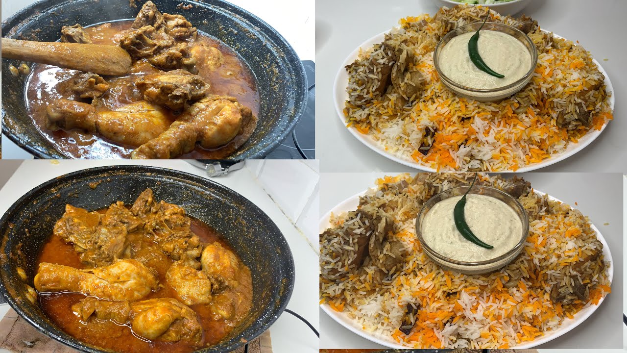 chicken BIRYANI )BARIIS BIRYANI DHADAN LEH )BIRYANI recipes - YouTube