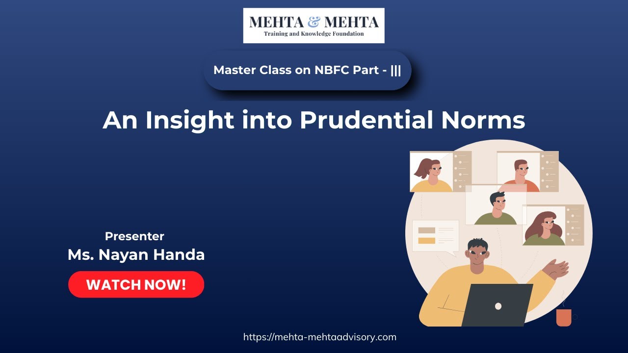 Master Class on NBFC - III An Insight into Prudential Norms - YouTube