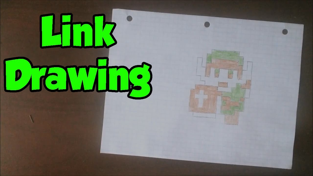 8 Bit Link Drawing - YouTube