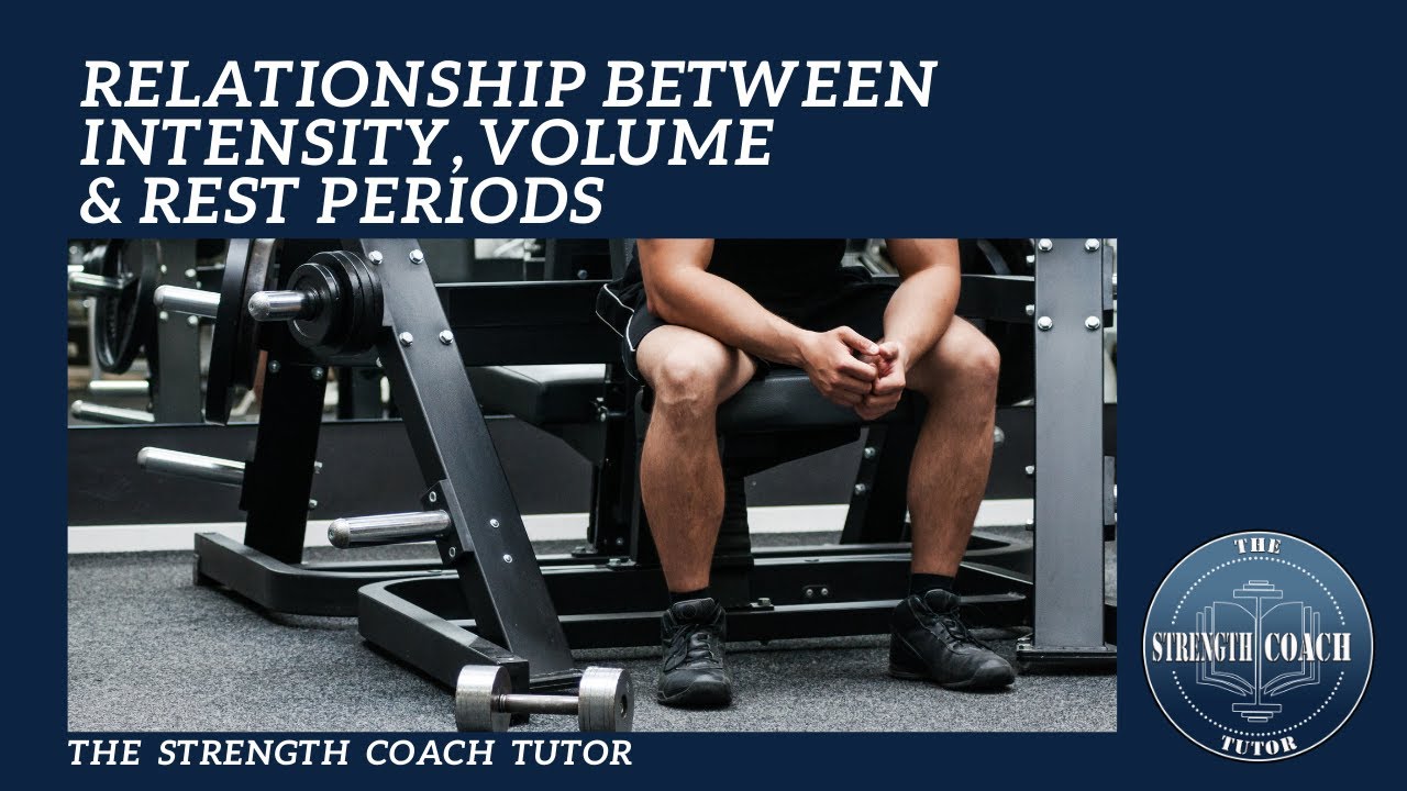 Relationship Between Intensity, Volume & Rest Periods - YouTube