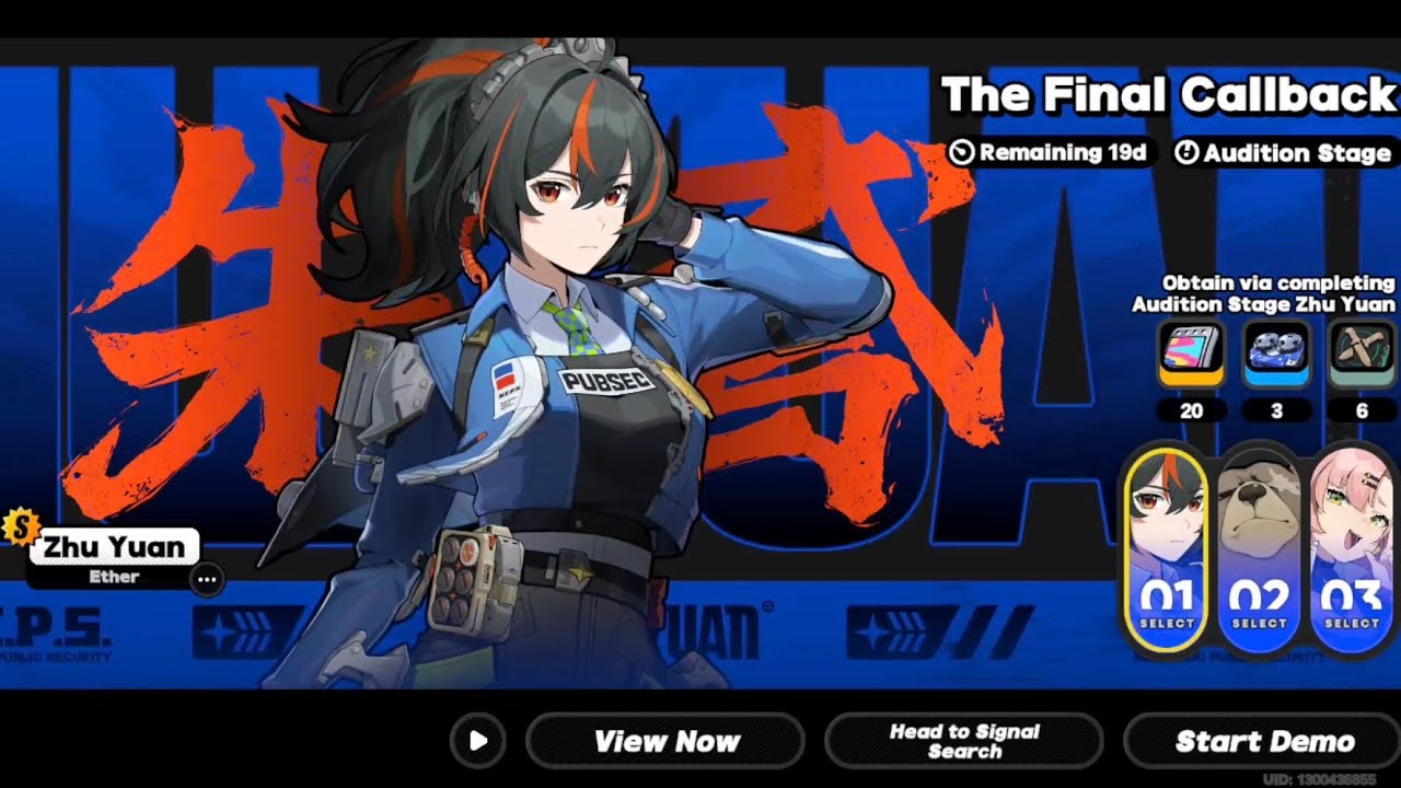 [Zenless Zone Zero] The Final Callback - Zhu Yuan - YouTube