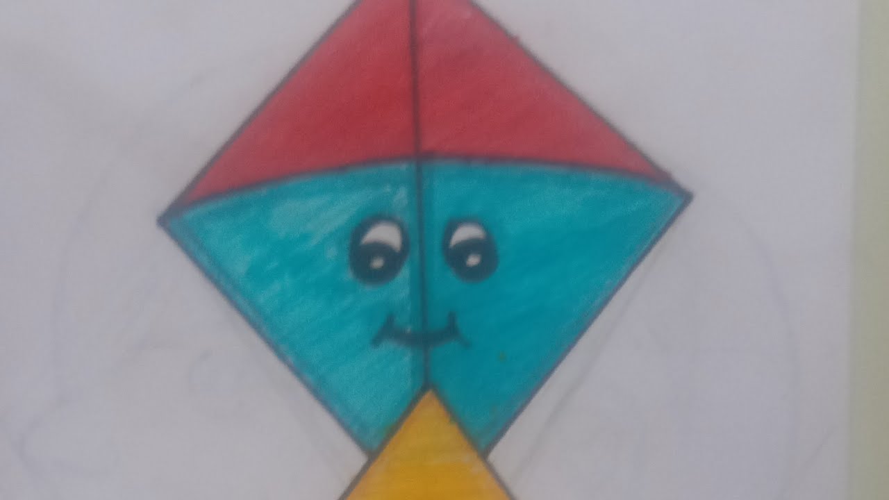 happy Uttarayan drawing beautiful drawing 🤗 - YouTube