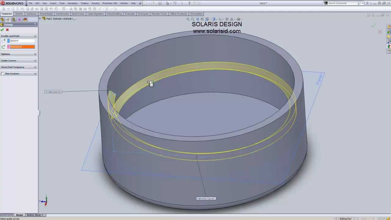 How To Make Screw Threads In SolidWorks By Solaris Design YouTube How To Make Screw Threads In SolidWorks By Solaris Design YouTube