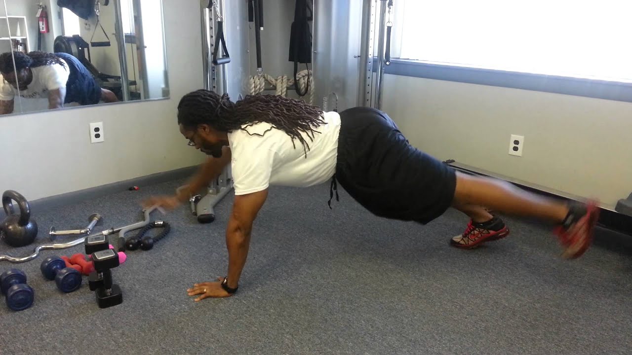 Alternating Superman Push Ups - YouTube