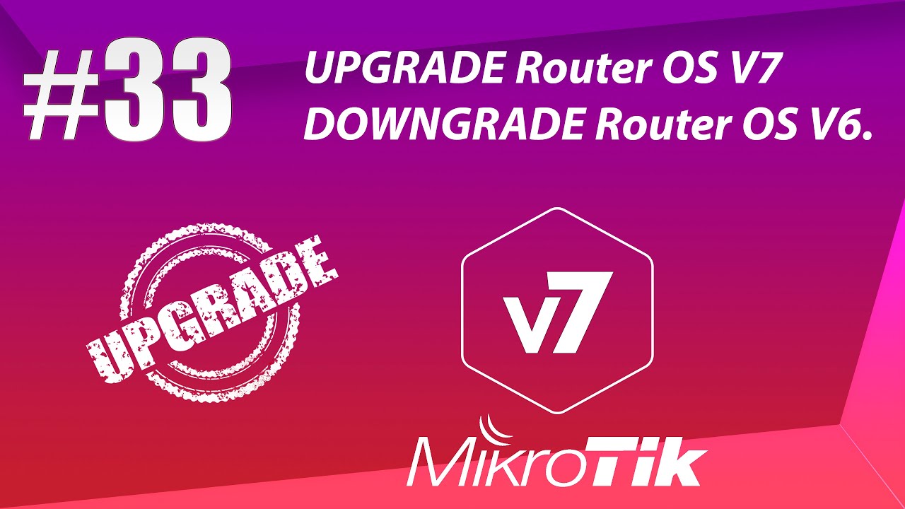 Upgrade y Downgrade Mikrotik RouterOS V7 2022 facil y explicado. - YouTube
