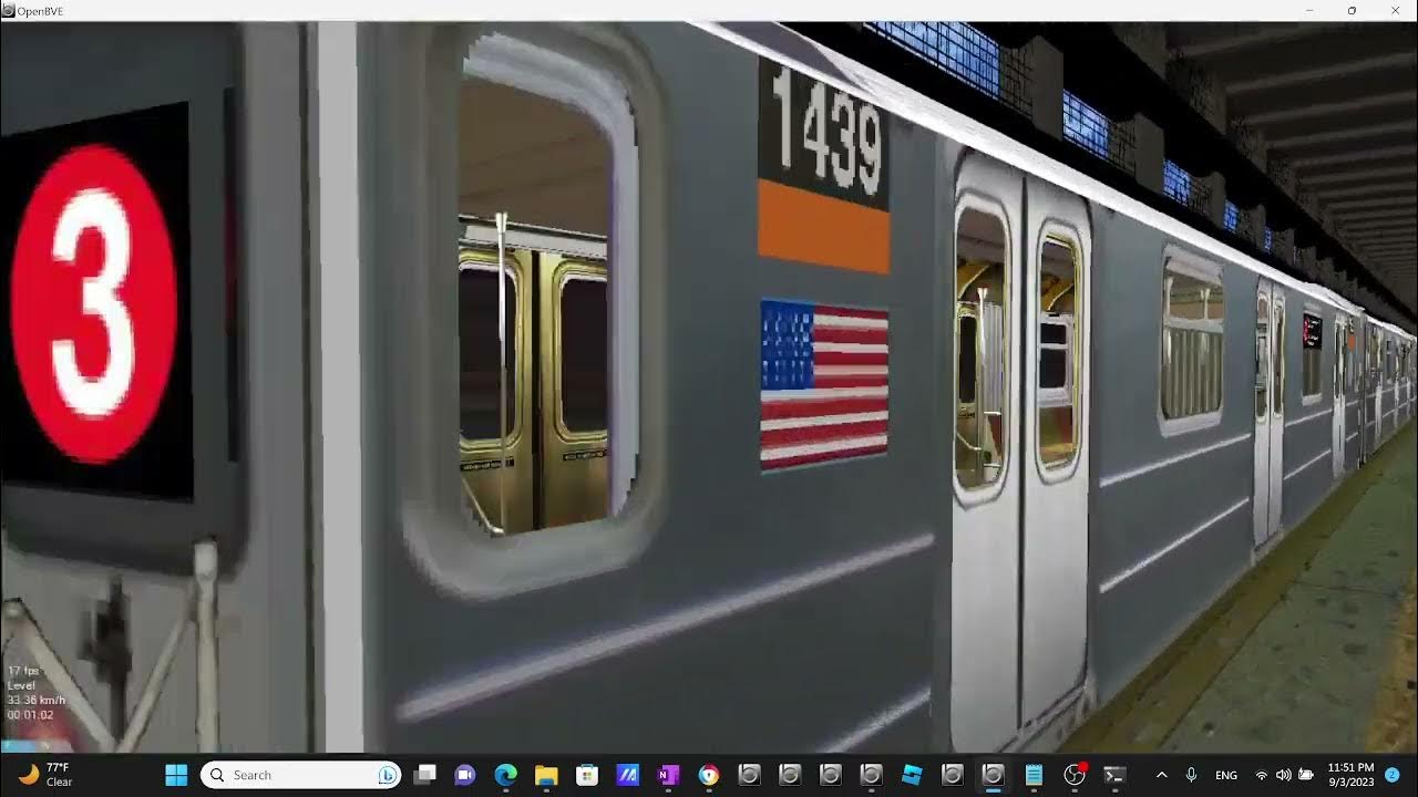 Openbve R62 3 train Departing at Harlem 148th Street - YouTube