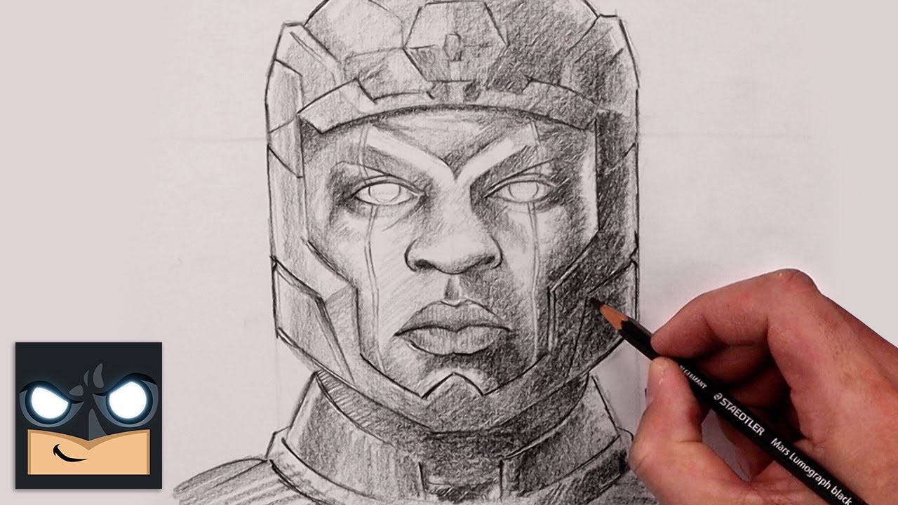 How To Draw Kang the Conqueror | Sketch Tutorial - YouTube