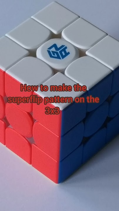 Superflip pattern on the 3x3 - YouTube