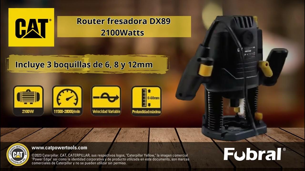 Presentamos la herramienta eléctrica Router fresadora CAT 2100Watts ...