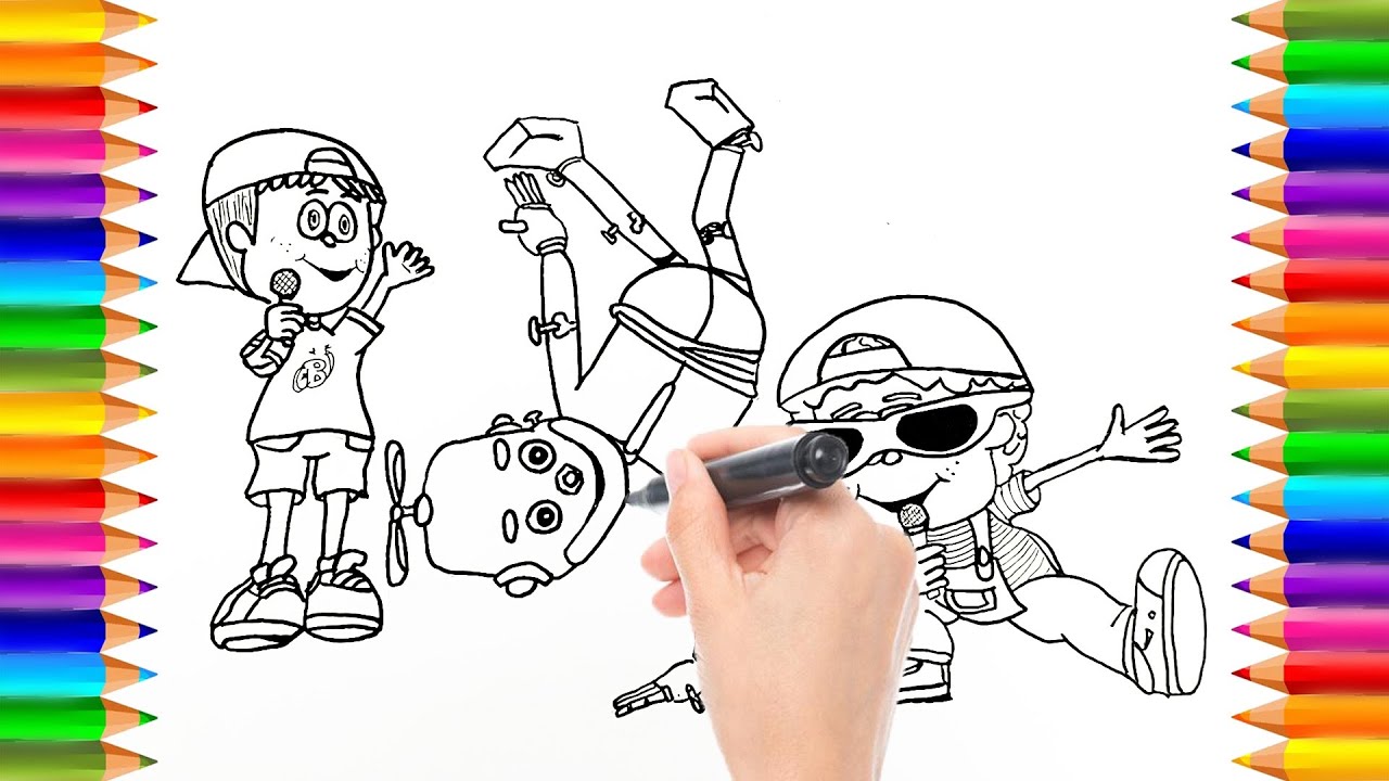 Cómo dibujar a Biper, Lucas y Tori bailando "Esta Canción" | Biper y ...