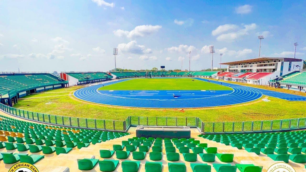 A look inside the all African Games stadium in Ghana 🇬🇭🇬🇭 - YouTube
