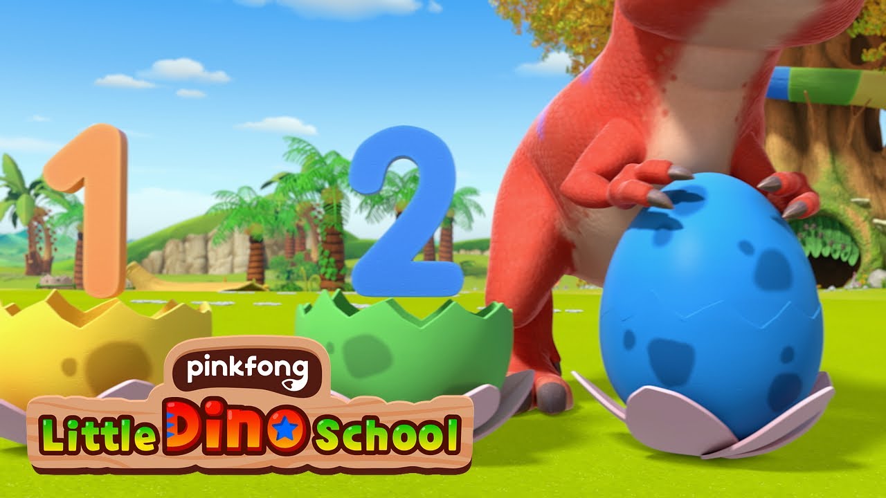 [Dinosaur Song] Let's Count with Dinosaurs | Dinosaur Cartoon ...