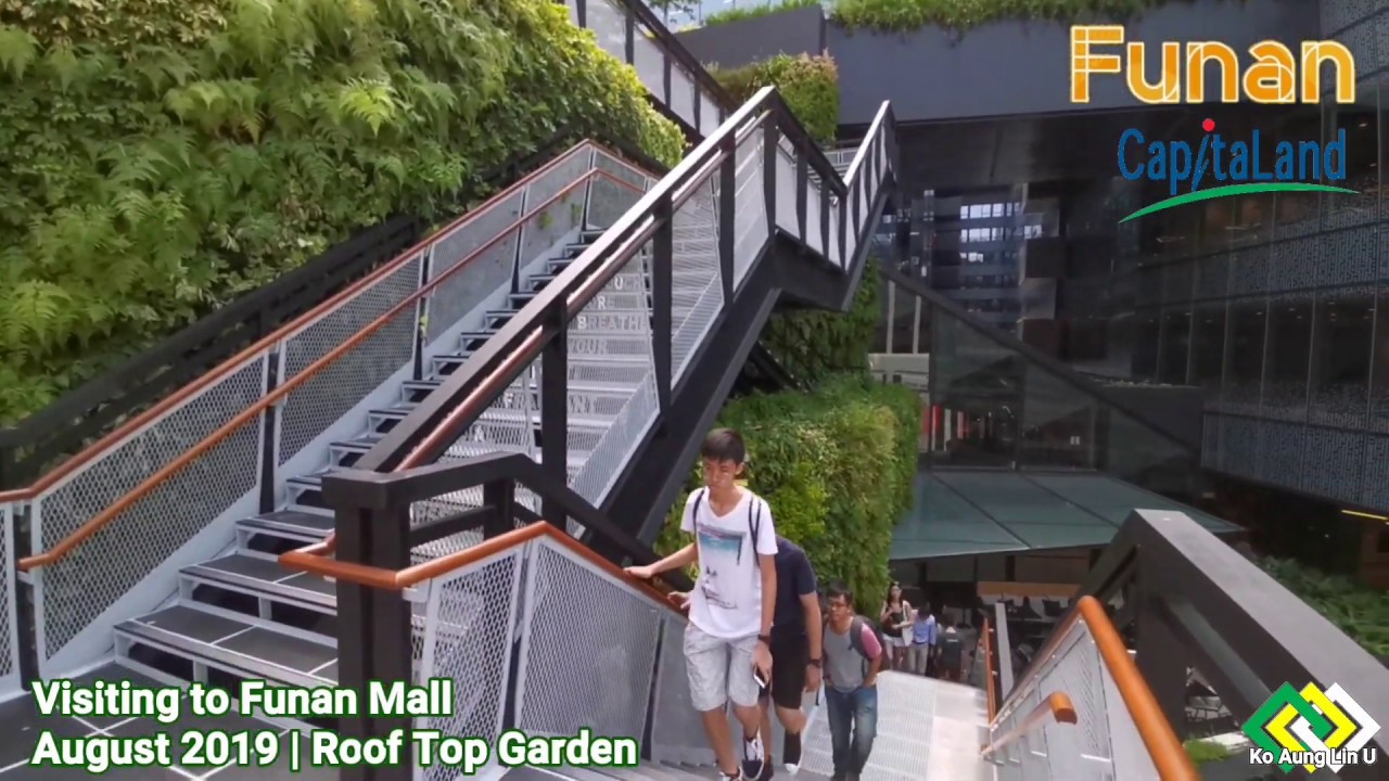 Funan Mall Roof Top Garden - YouTube