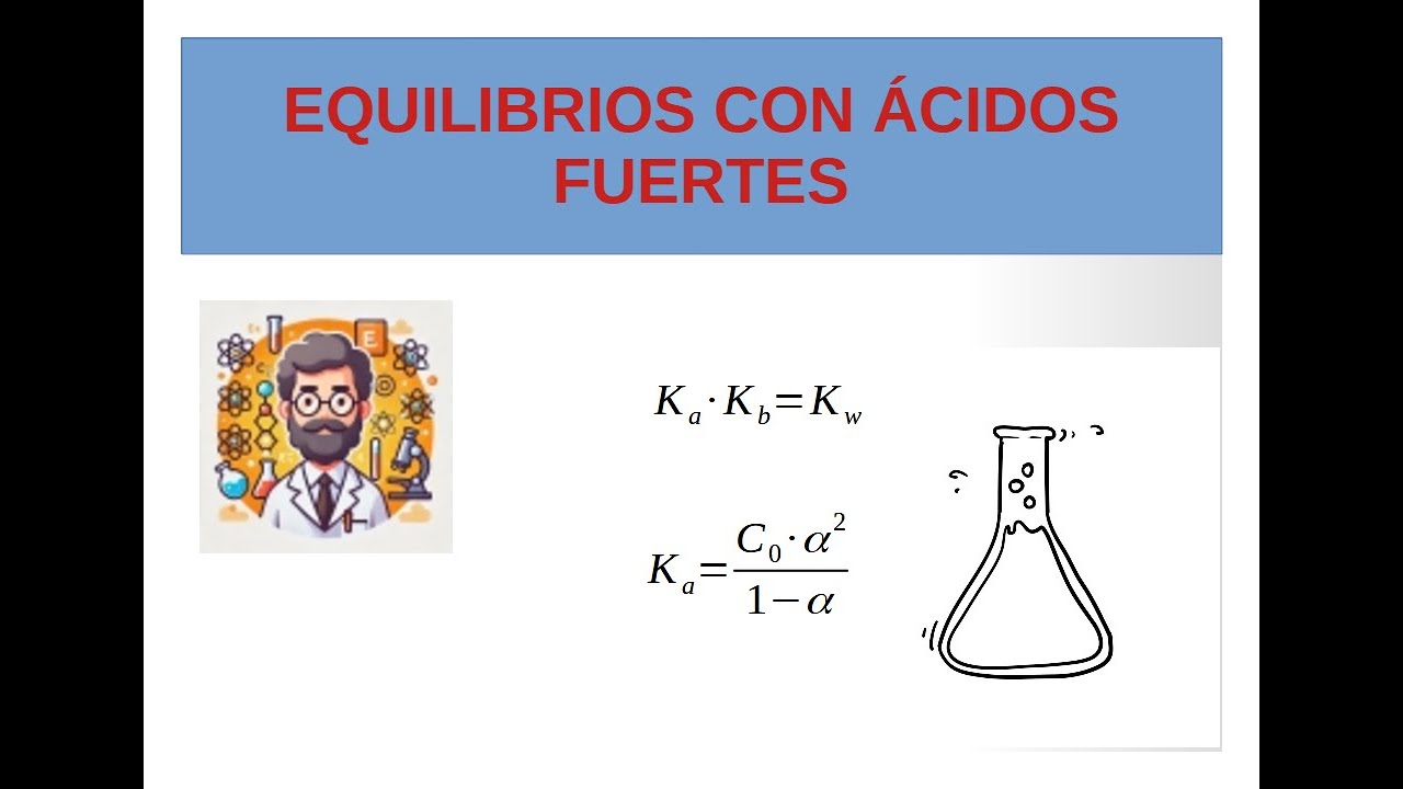 🧪⚖️ Disociación de Ácidos Débiles | Equilibrios y Ejemplos | Química 2º ...