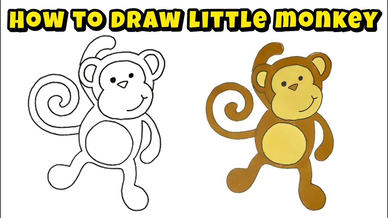 How to Draw Little Monkey Step By Step – Unlock Your Artistic Potential ...