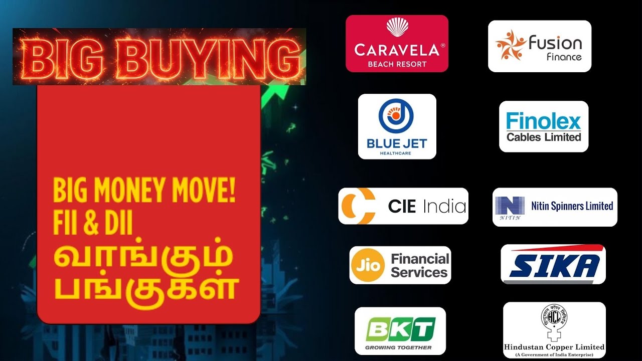 Big Money Move! | FII & DII வாங்கும் பங்குகள் - YouTube