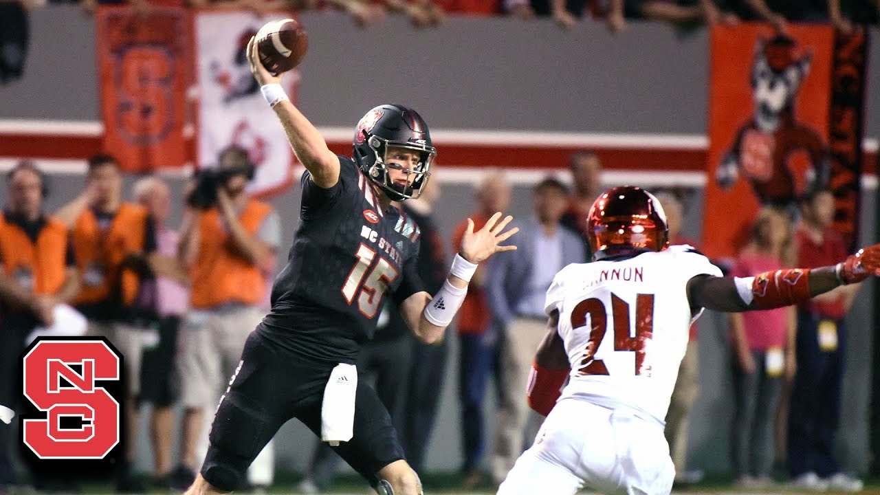 NC State QB Ryan Finley Shines vs. Louisville - YouTube