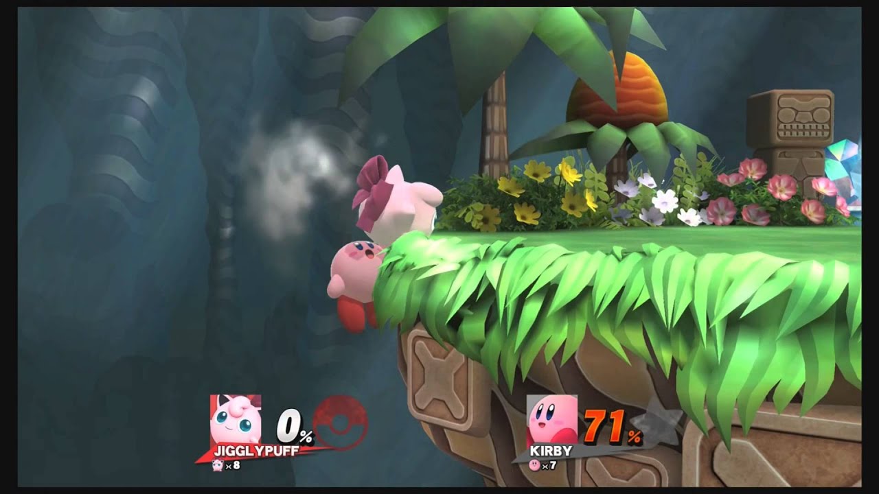Puffball Battle Kirby Vs Jigglypuff - Super Smash Bros For Wii U ...