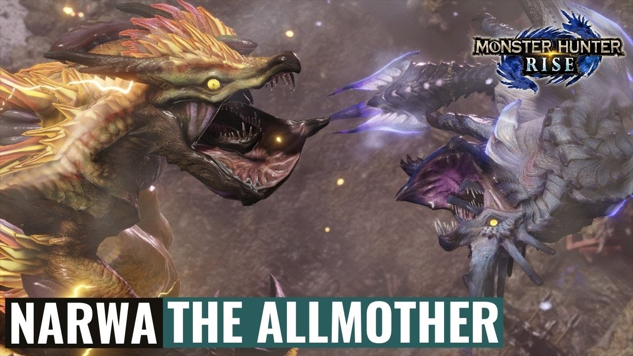 Monster Hunter Rise - Narwa the Allmother 7★ Hub Urgent Quest - YouTube