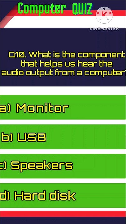 Q10|Speaker|Component|Audio output |Quiz|Shorts - YouTube